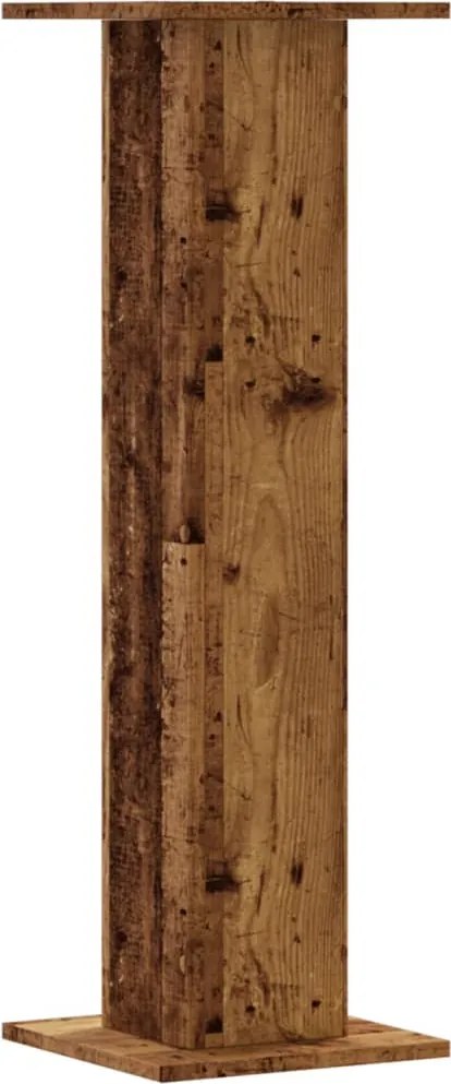 Stojany na rostliny 2 ks old wood 30x30x95 cm kompozitní dřevo 3307880