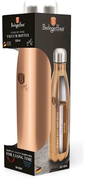 BERLINGERHAUS Termoska lahev nerez 0,5 l Rosegold Metallic Line BH-1761