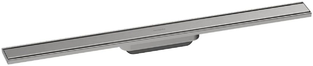 Hansgrohe RainDrain Original - Lineární sprchový žlab 90 cm, s roštem, kartáčovaná nerezová ocel 56199800