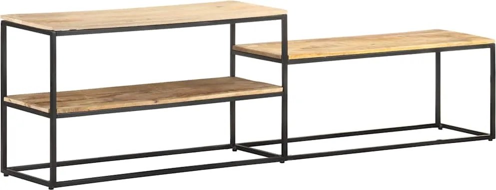 TV stolek 180 x 30 x 50 cm hrubé mangovníkové dřevo 321620