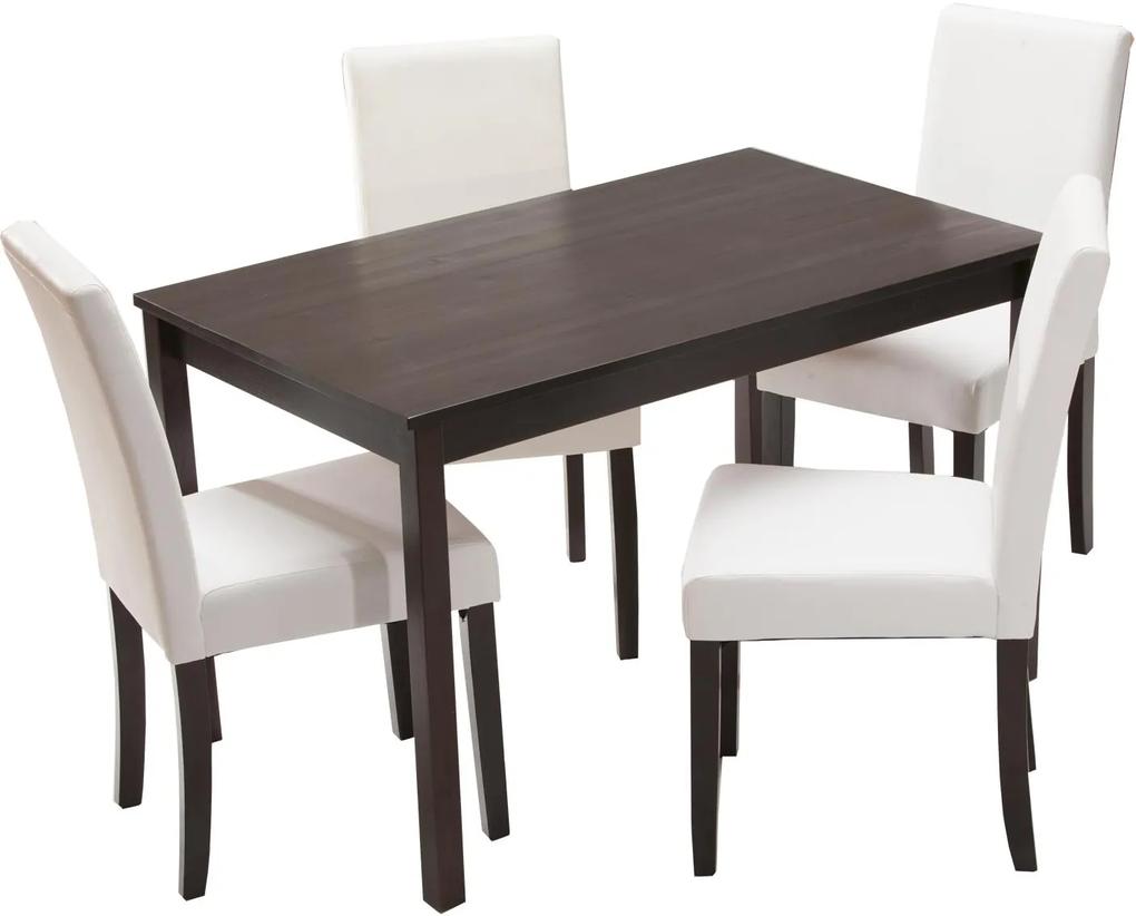 Jídelní set 1 + 4 – židle Kambi, stůl Favorit, masiv buk