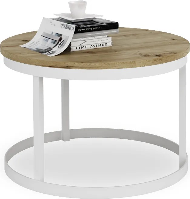 ADRK Furniture Konferenční stolek RINEN CT-RNN-W-A