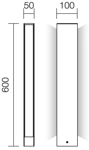 Sloupkové svítidlo TWIN - 9463 - Redo