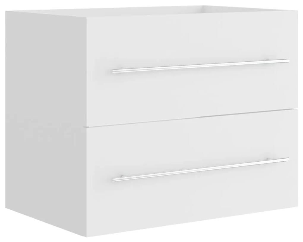 Skříňka pod umyvadlo bílá 60 x 38,5 x 48 cm dřevotříska - Default Title