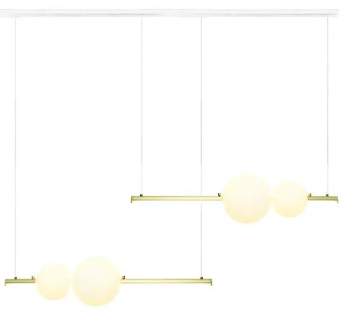 Zambelis | Zambelis 22235 - LED Stmívatelný lustr na lanku LED/22W/230V zlatá | UN0868