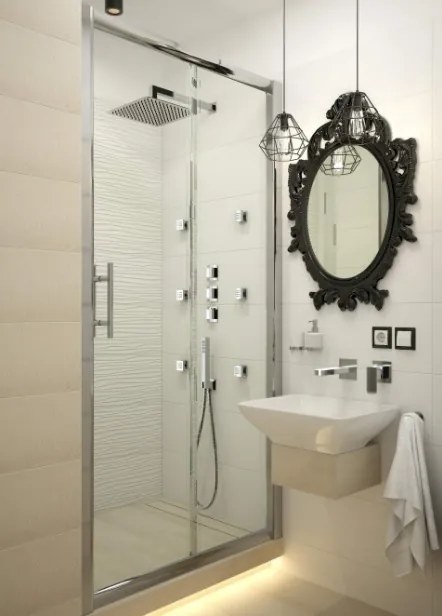 Aplomo Cynny transparent sprchové dveře Rozměr sprch.dveří: 110cm