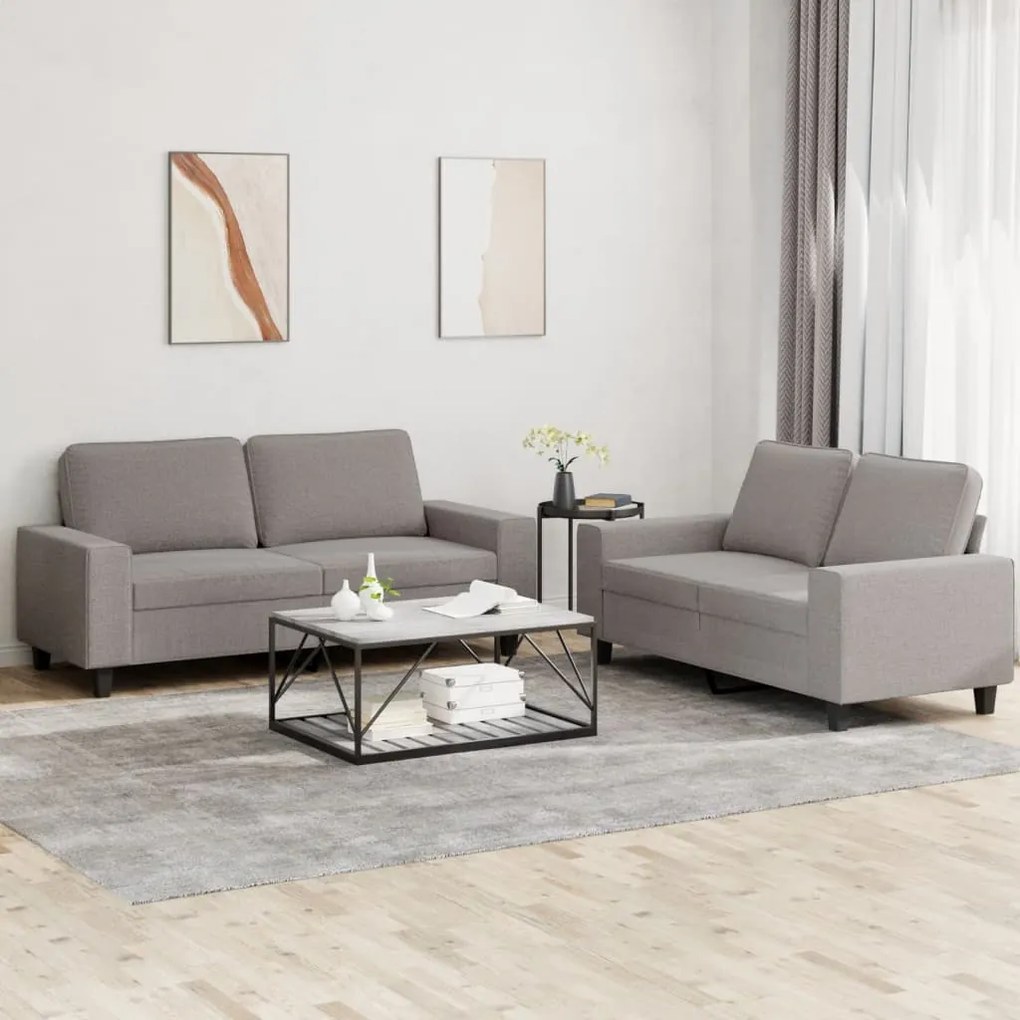 2dílná sedací souprava taupe textil 3201889