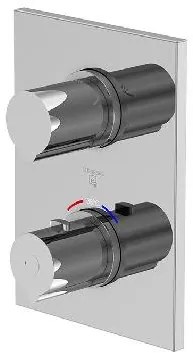 Steinberg 120 - Termostatická baterie pod omítku pro 3 spotřebiče, chrom 120 4123 3