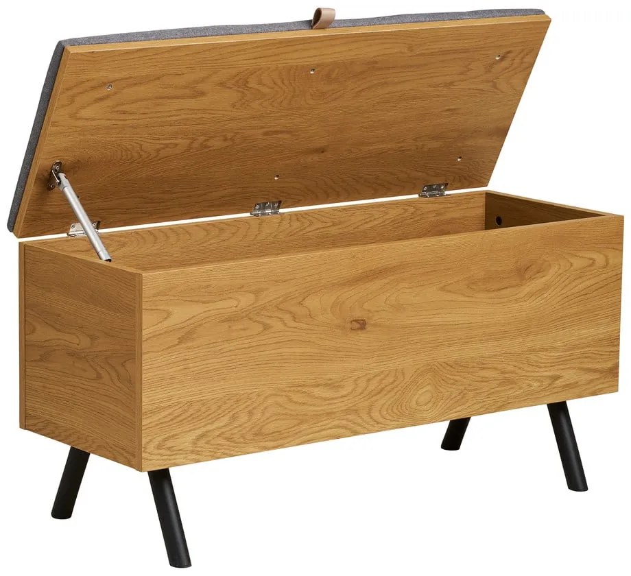Truhla v dekoru dubu v přírodní barvě 92x48x33 cm Barco – House Nordic