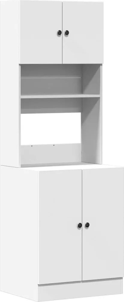 Kuchyňská skříňka bílá 60 x 50 x 180 cm kompozitní dřevo 3276637