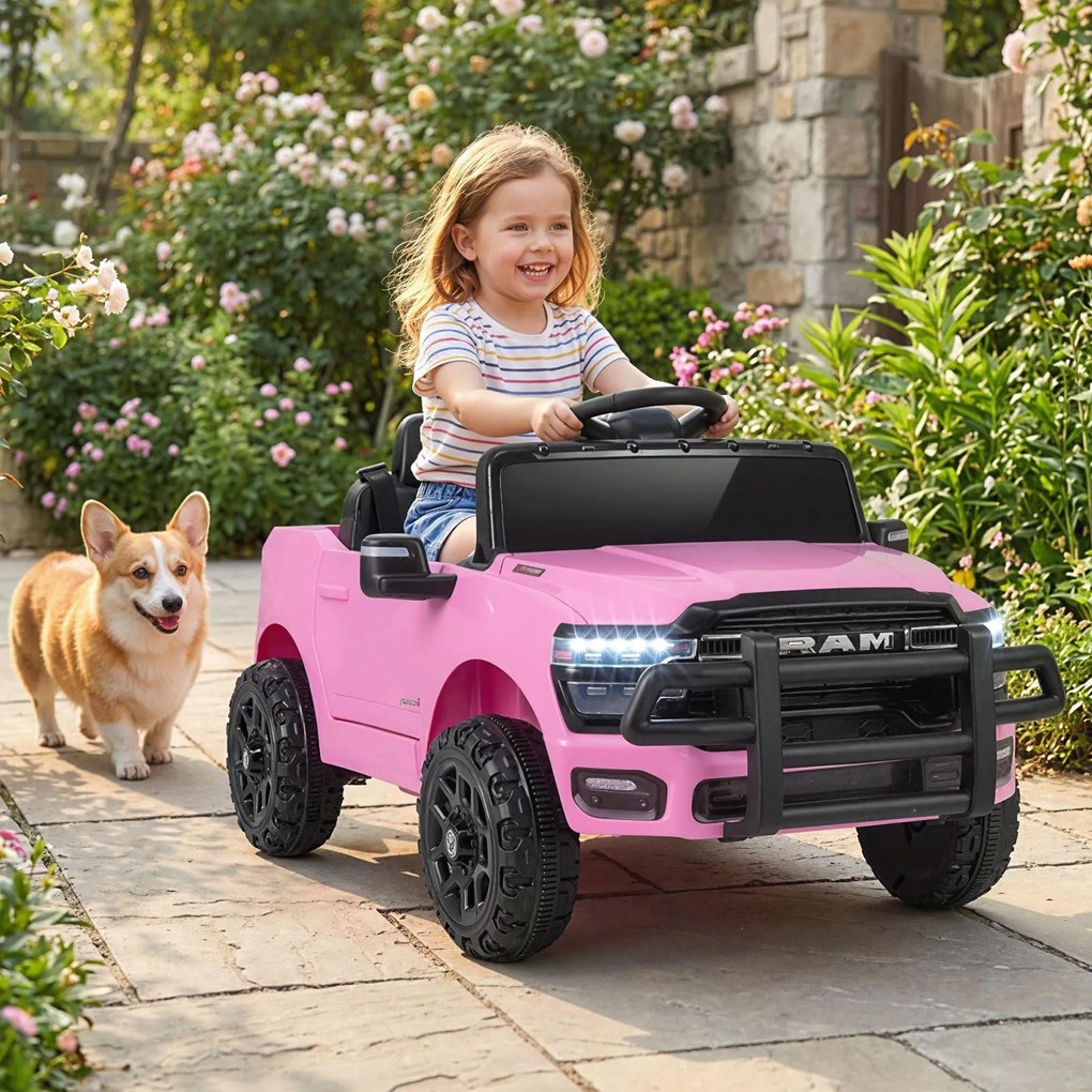 Costway 12 V dětské elektrické autíčko RAM 3500 s 2 25 W motory