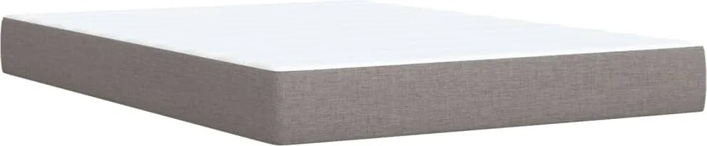 Box spring postel s matrací taupe 160x200 cm textil 3285488