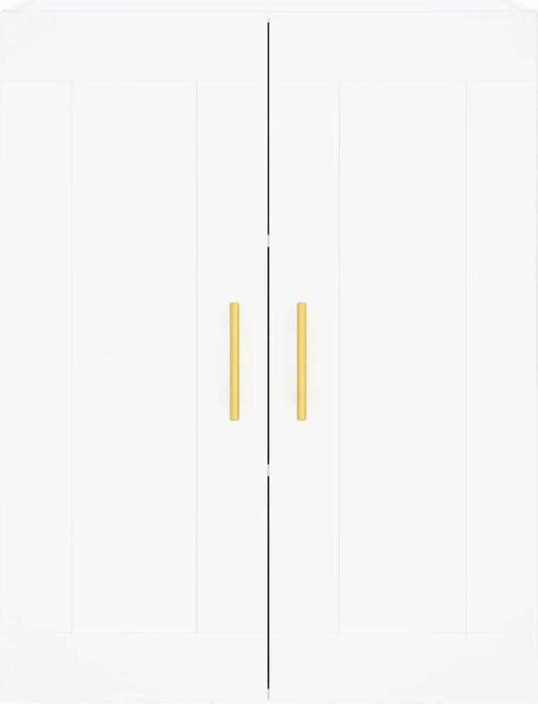 Skříň highboard bílá 69,5 x 34 x 180 cm kompozitní dřevo 3199865