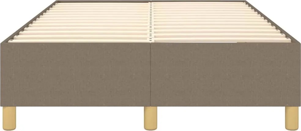 Rám postele s boxspringem taupe 120 x 200 cm textil 3120949