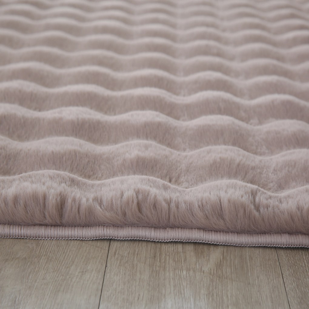 Ayyildiz, Kusový koberec Ambiance 5110 Beige, 140x200, béžová, obývací pokoj