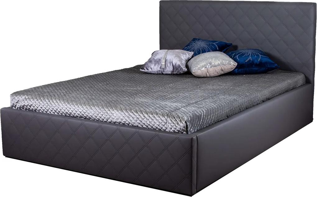 AMI nábytek Čalouněná postel C3 90x200cm  s úložným prostorem