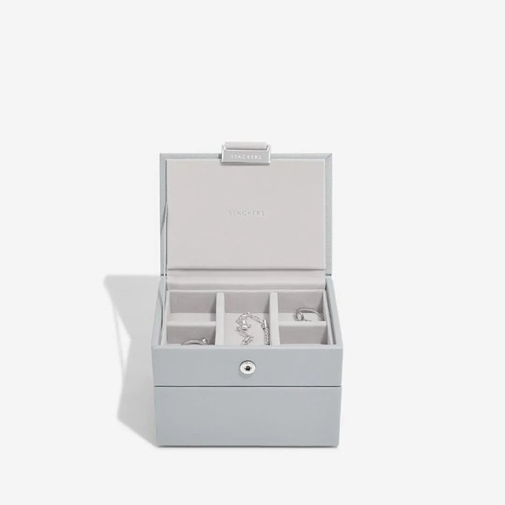 Stackers, Mikro krabička na šperky Micro Jewellery Box Pebble Grey | šedá 76153