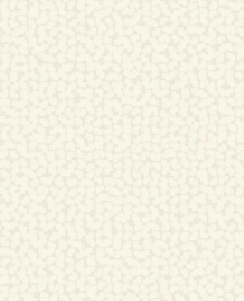 Vliesová tapeta na zeď, bílá s geometrickým vzorem, 312440, Artifact, Eijffinger