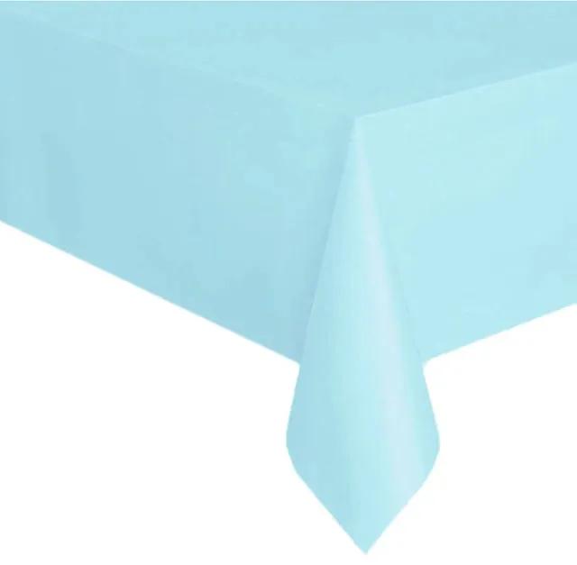 Jednorázový plastový jednobarevný ubrus 137 x 274 cm (matný) Barva: modrá A