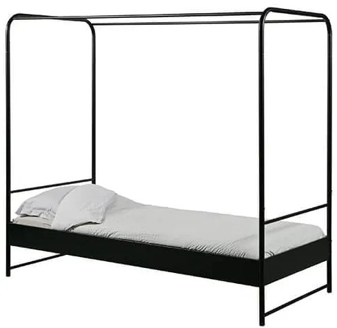 Postel bunk 90 x 200 cm černá MUZZA