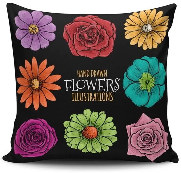 Povlak na polštář s příměsí bavlny Cushion Love Mirada, 45 x 45 cm