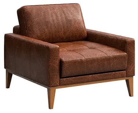 Křeslo musso tufted cognac MUZZA