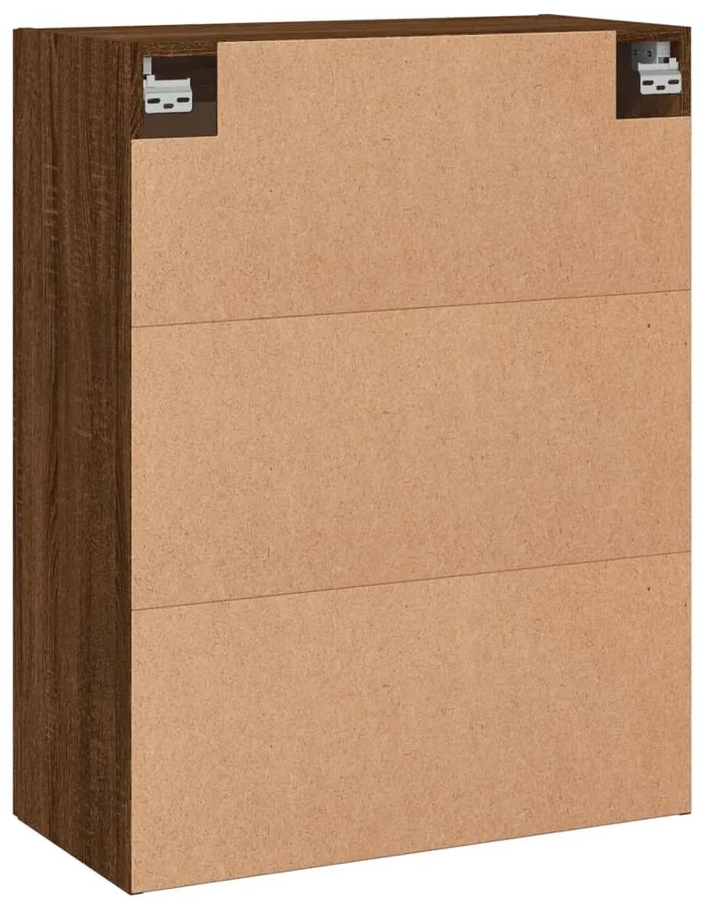 Nástěnná skříňka hnědý dub 69,5 x 34 x 90 cm kompozitní dřevo