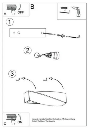 Nástěnné keramické svítidlo SOLLUX Sigma E27 1x60W bez zdroje SL.0003