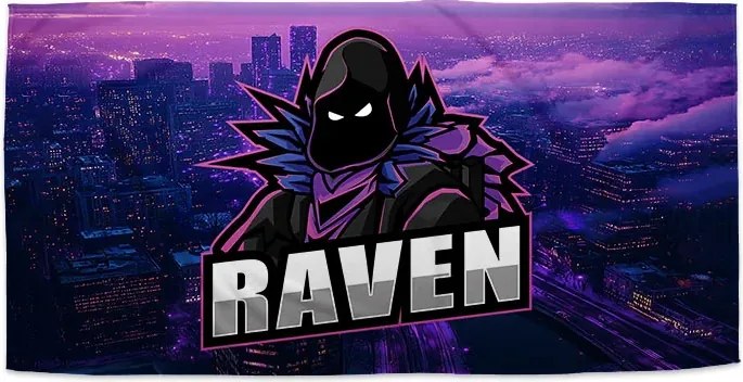Sablio Ručník FORTNITE RAVEN Steampunk město - 70x140 cm
