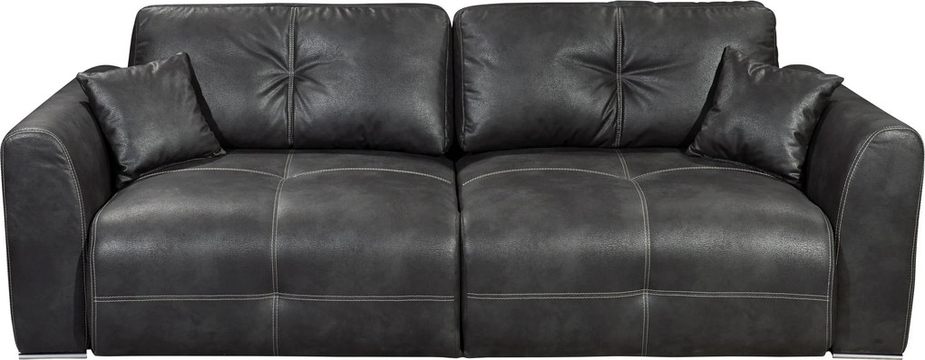XXXLutz ROZKLÁDACÍ POHOVKA, textil, antracitová Livetastic - Rozkládací pohovky - 002220046703