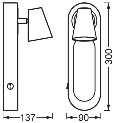 Ledvance - LED Nástěnné bodové svítidlo DECOR NEPTUNE LED/13W/230V