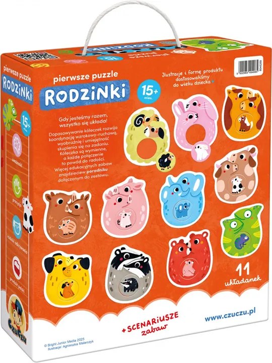 Tomido Puzzle CzuCzu První puzzle Rodinky 15m+