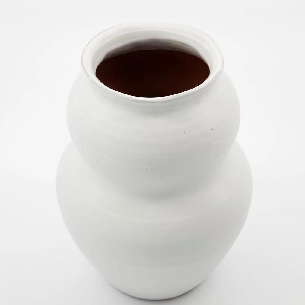 Kameninová váza výška 22,5 cm JUNO House Doctor - bílá