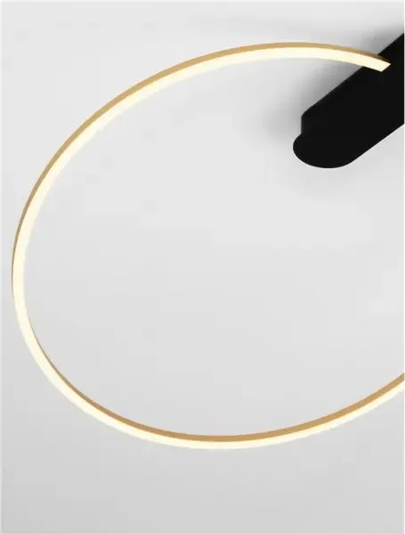 LED stmívatelné zlaté moderní stropní svítidlo Kiklos