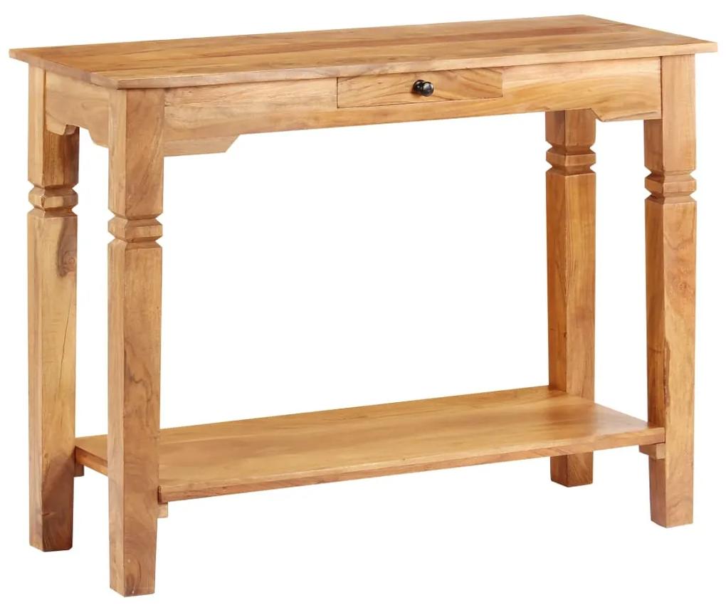 247680 vidaXL Konzolový stolek 100 x 40 x 76 cm masivní akáciové dřevo