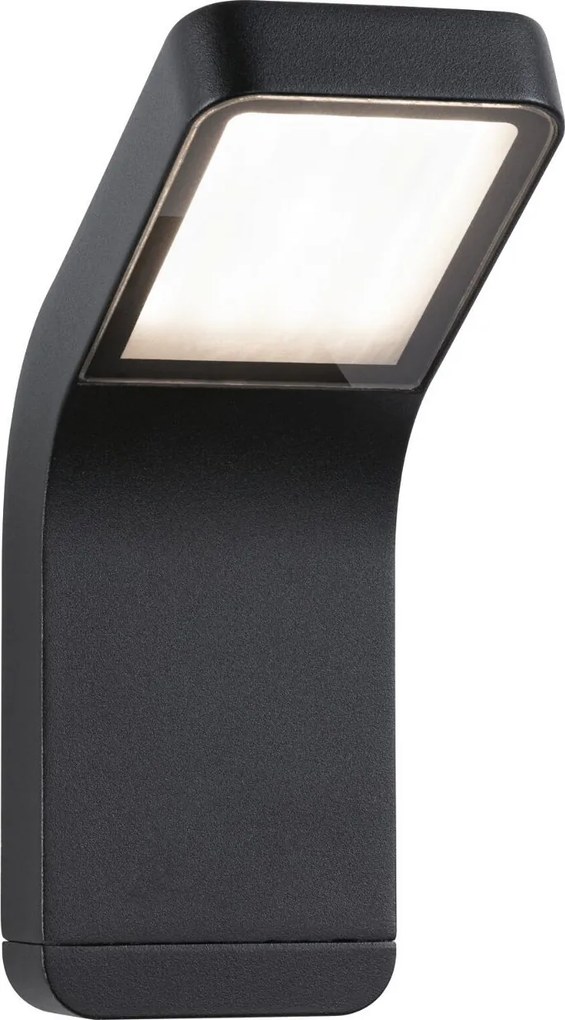 P 94744 LED venkovní nástěnné svítidlo Kulma IP44 90x174mm 3000K 7,5W 230V antracit hliník - PAULMANN