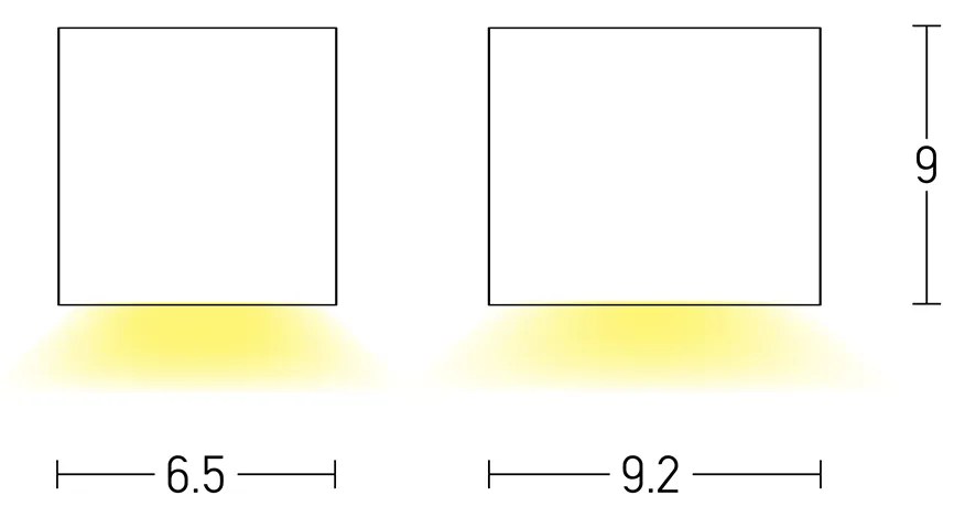 Zambelis E150 venkovní nástěnné svítidlo bílé, 1xGU10, 9cm