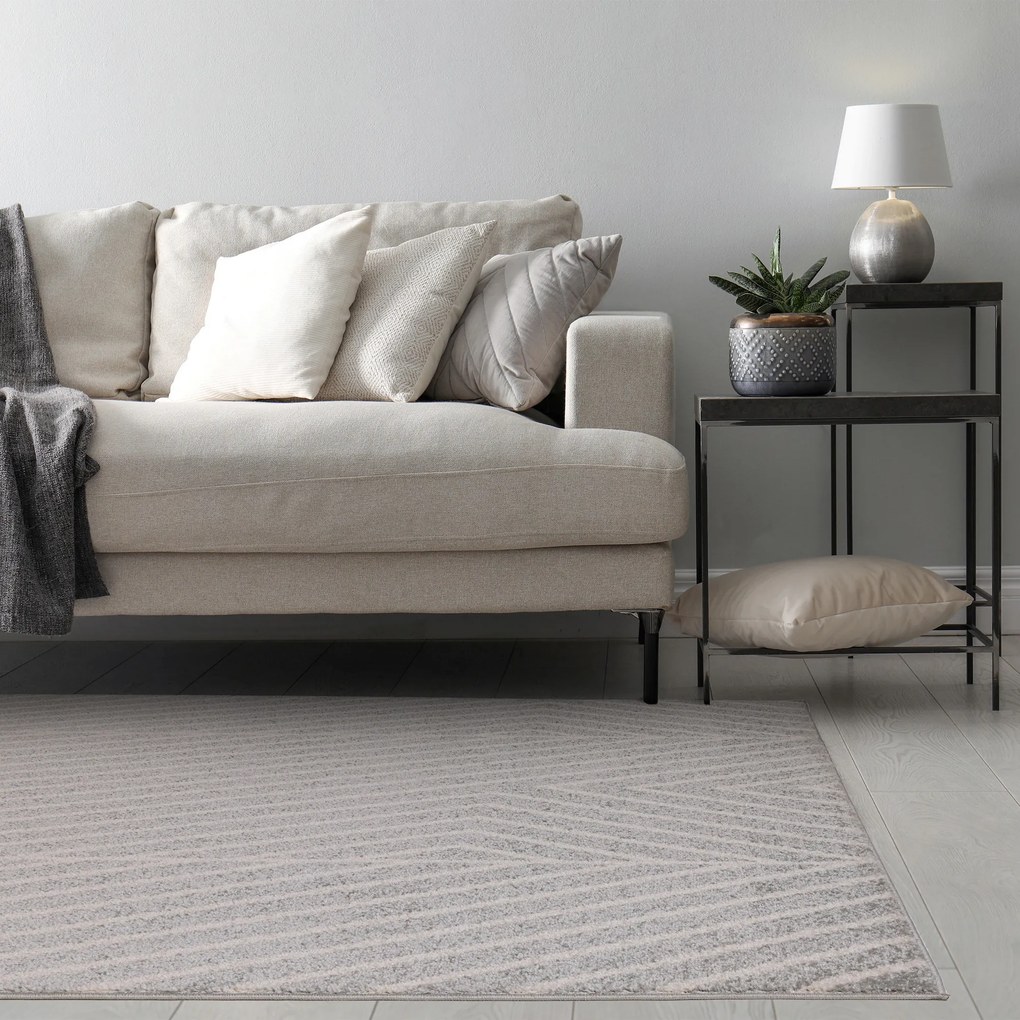 Tribeca Design Kusový koberec Jars Grey Linear Rozměry: 160x230 cm