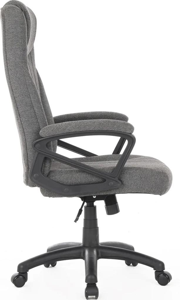 Autronic Židle kancelářská, tmavě šedá látka, plastový kříž KA-Y389 GREY2