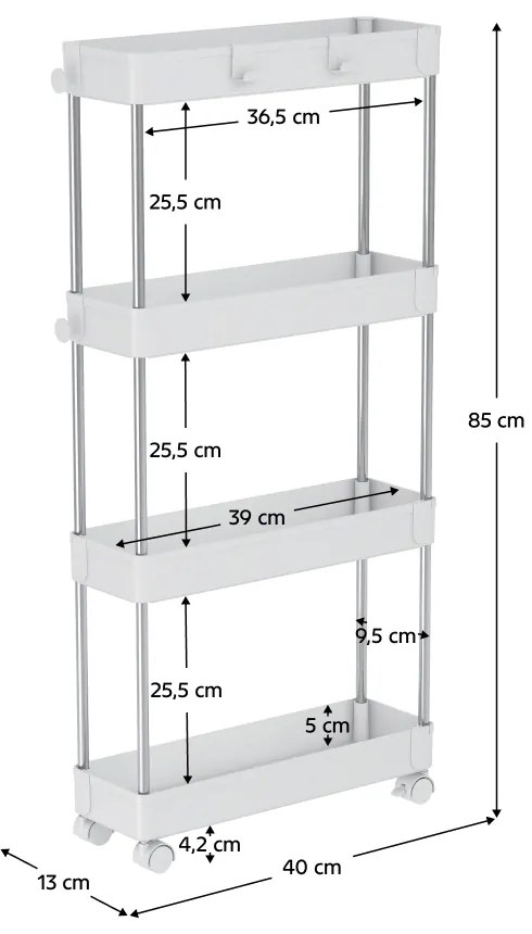 Pojízdný regál ALIOL TYP 2 Tempo Kondela