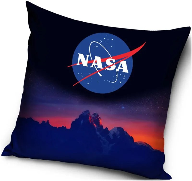 Polštář NASA - měsíční krajina - 40 x 40 cm