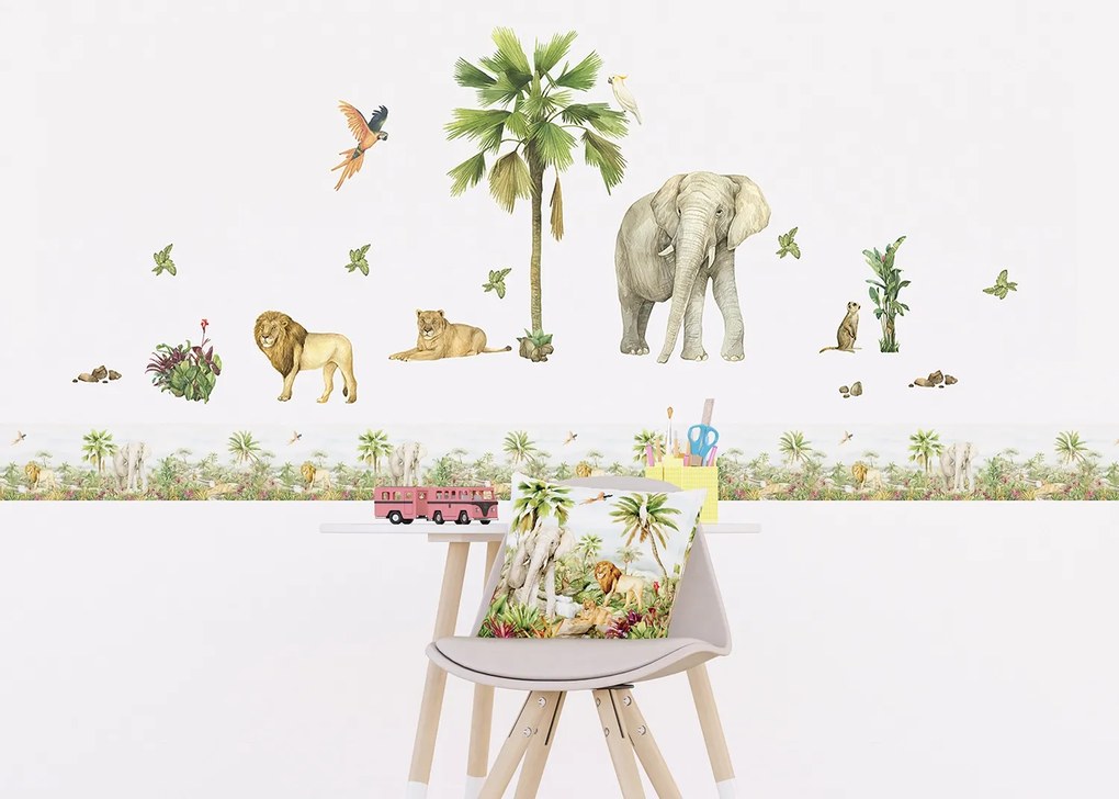 Dekorativní polštářek Jungle | 40 x 40 cm | DCND3149