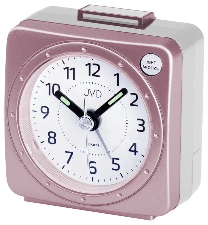 JVD Nejlevnější analogový budík JVD quartz SR220.6 s osvětlením