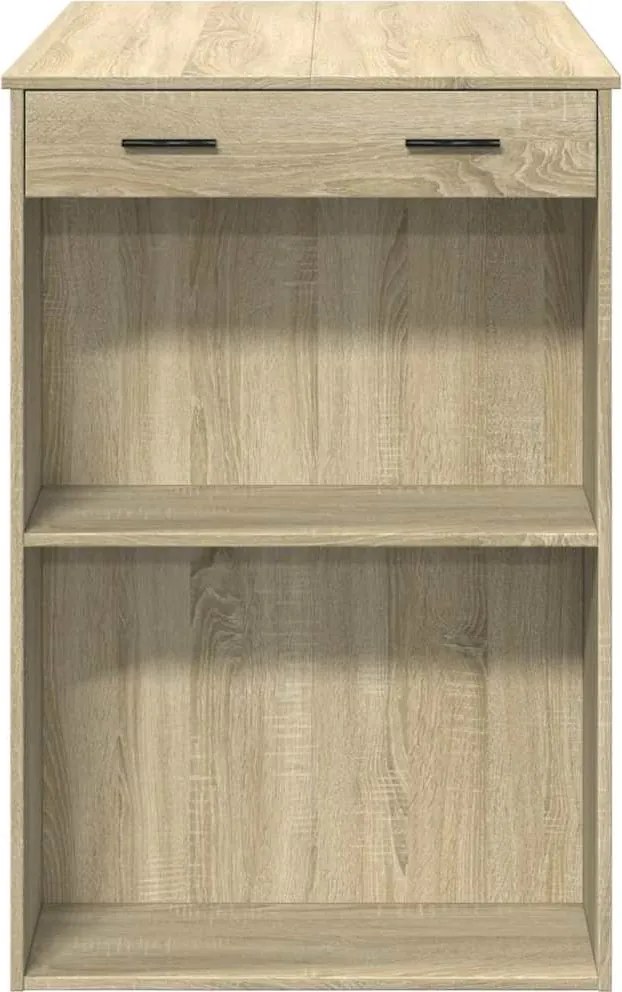 Barový stůl dub sonoma 102 x 70 x 103,5 cm kompozitní dřevo 3309323