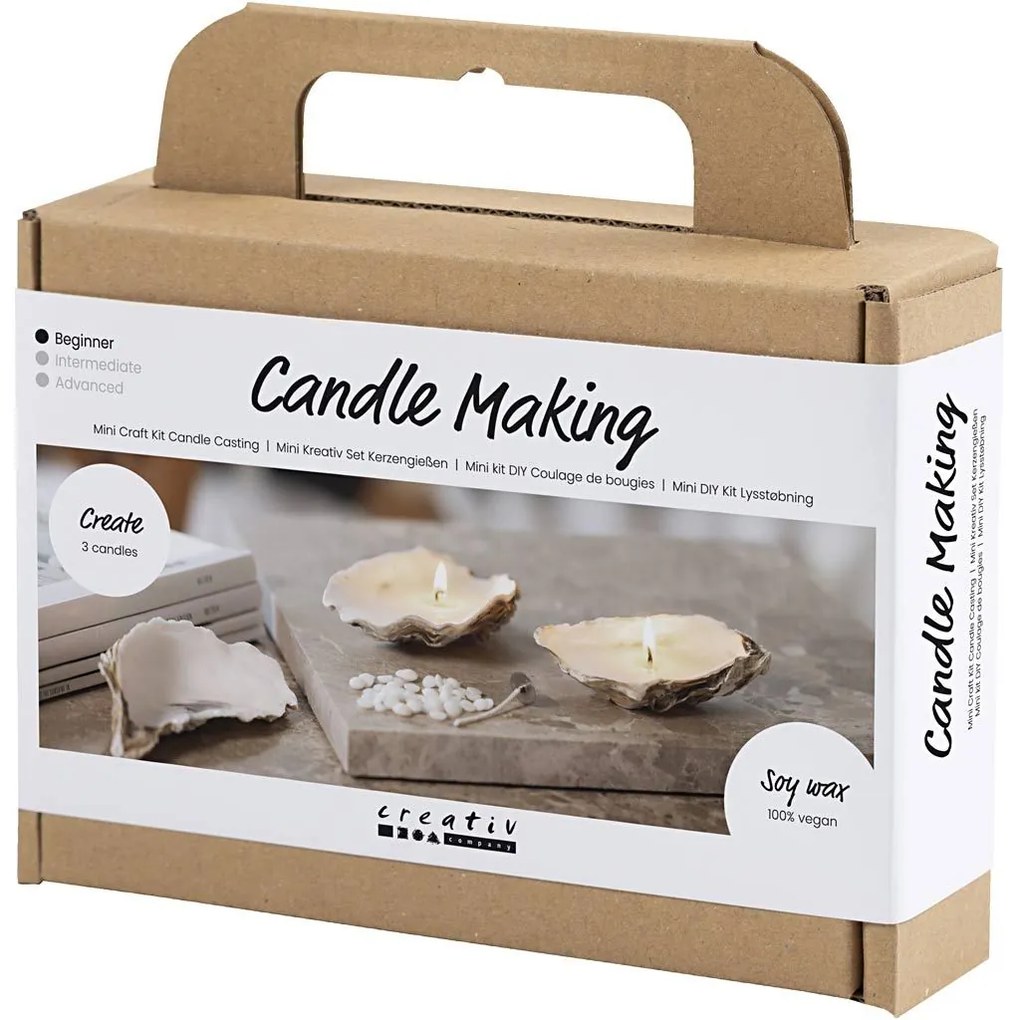 Creativ Company Kreativní sada Mini Craft Kit Candle Making Shells