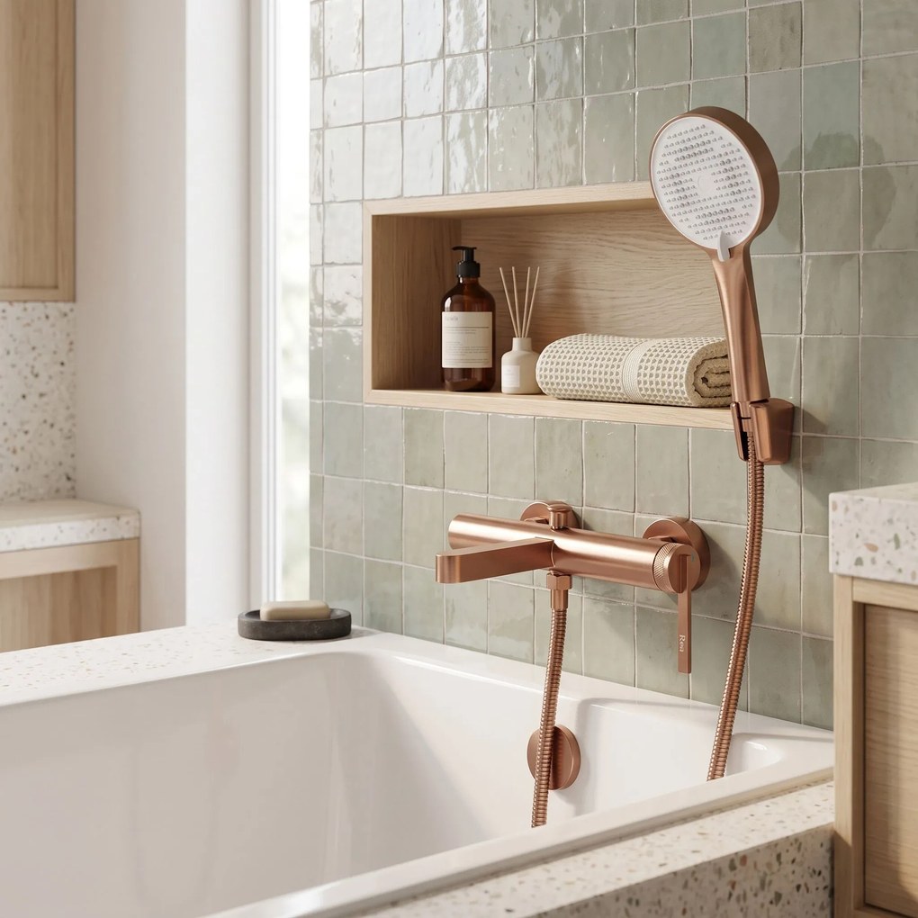 Rea, Koupelnová baterie REA Grace Brush Copper, REA-B2241