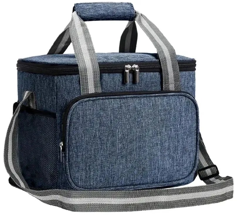 Camerazar Termoizolační taška na oběd LUNCH BOX, nepromokavá tkanina Oxford a EVA, 23 x 32 x 19 cm