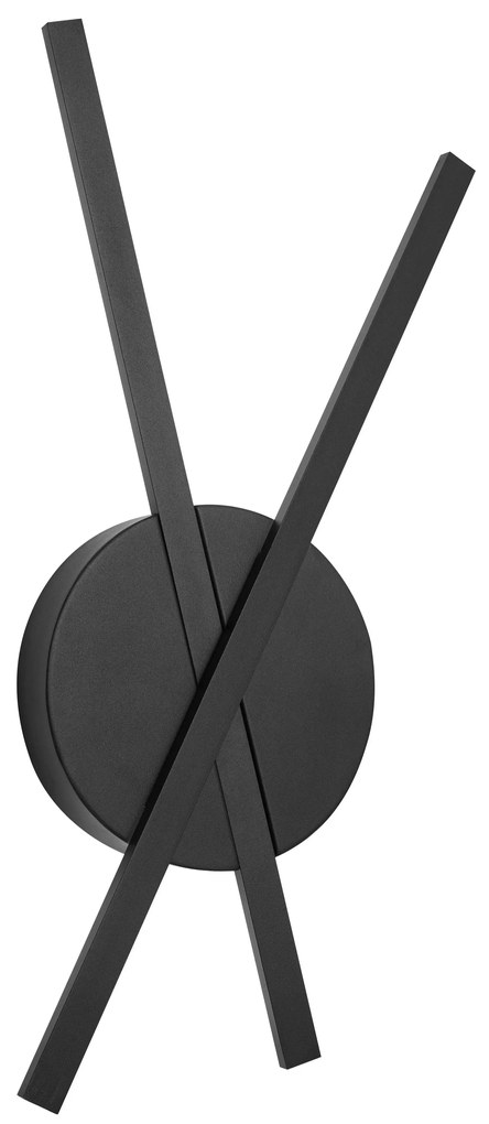 LED nástěnné svítidlo Reslin 24.5 černé