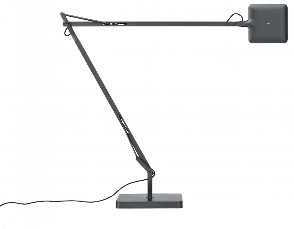 Flos F3311033 Kelvin LED, antracitová stolní lampa na pracovní stůl, 7,5W LED 3000K, 48+58cm