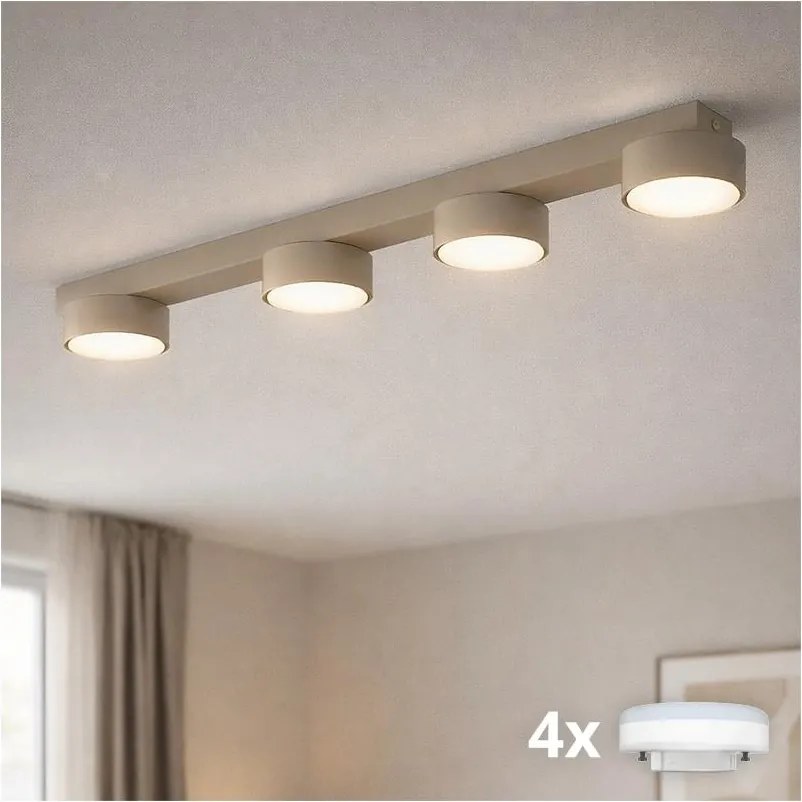 Brilagi - LED Bodové svítidlo MONO 4xGX53/30W/230V béžová